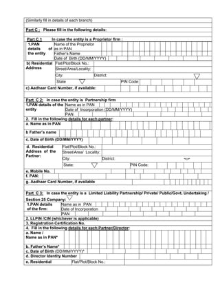 I.e code application format | PDF | Business Administration | Business