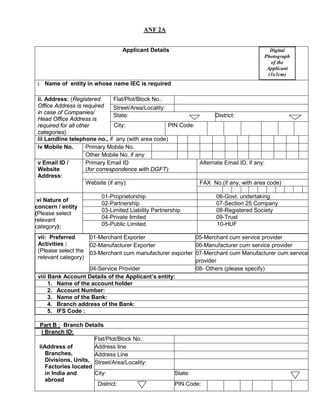 I.e code application format