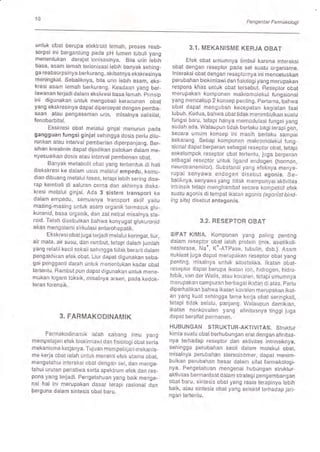 I. pengantar farmakologi (Buku Farmakologi UI) | PDF