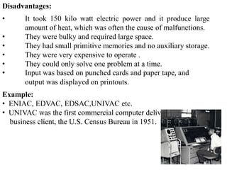 Generation Of Computers | PPTX