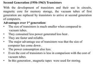Generation Of Computers | PPTX