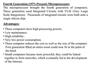 Generation Of Computers | PPTX