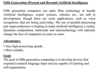Generation Of Computers | PPT