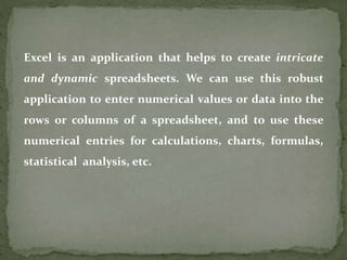 Excel 2007 for Retail | PPT