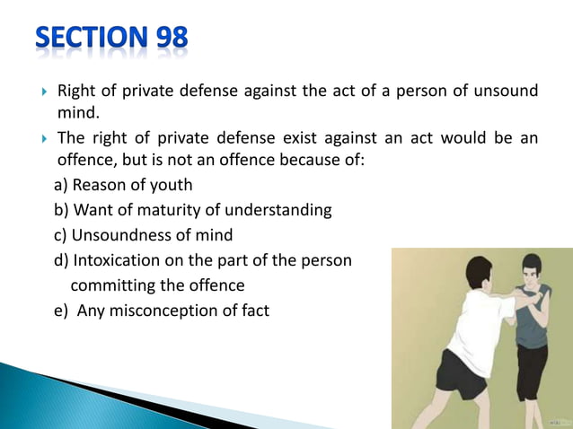 Right of Private Defence