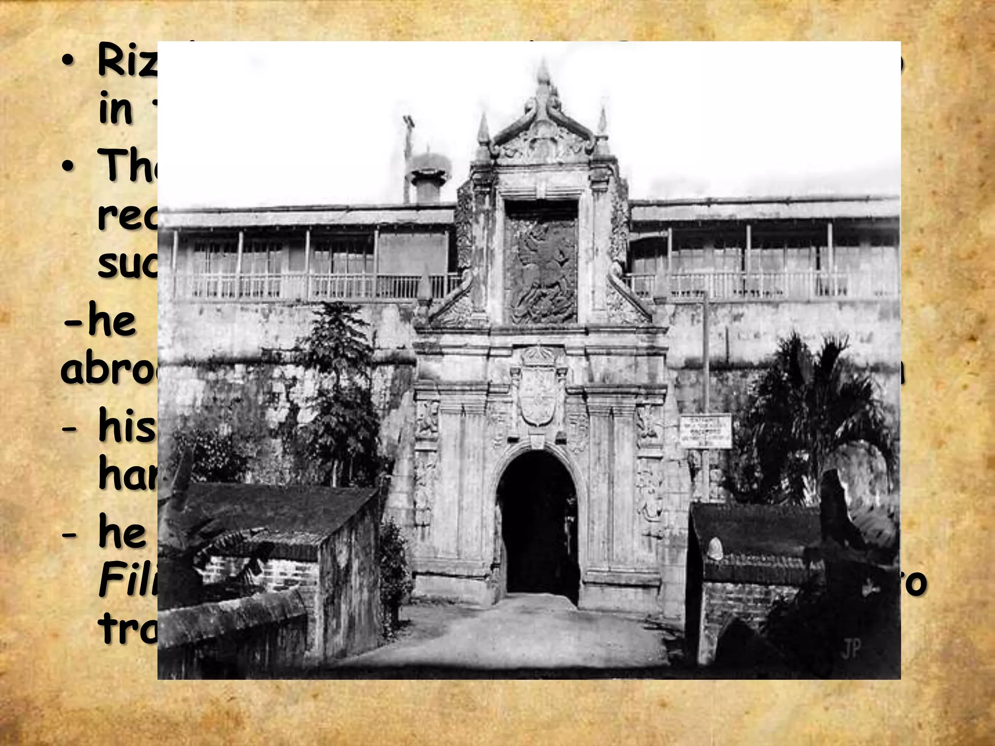 Rizal’s Exile to Dapitan | PPTX