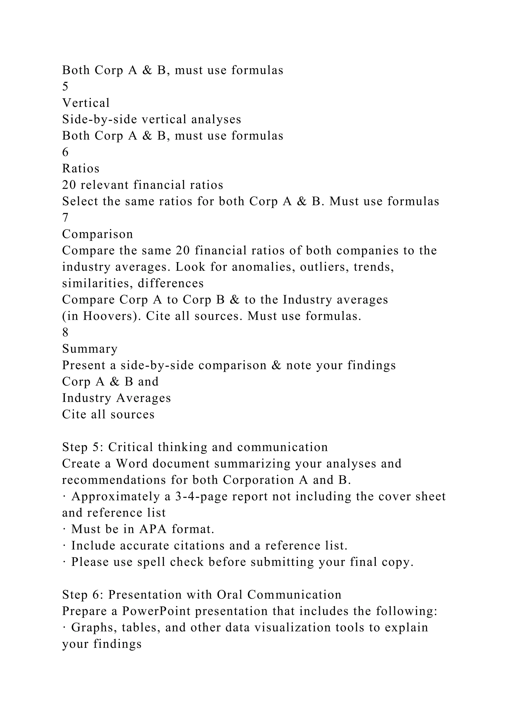 I. Project 3 Financial Statement Analysis ProjectII. Introduct