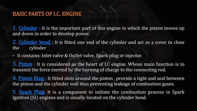 Spark ignition engine (I.C. Engine).pptx