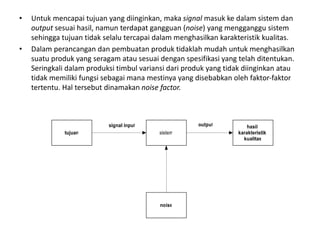 I. METODE TAGUCHI 10.ppt