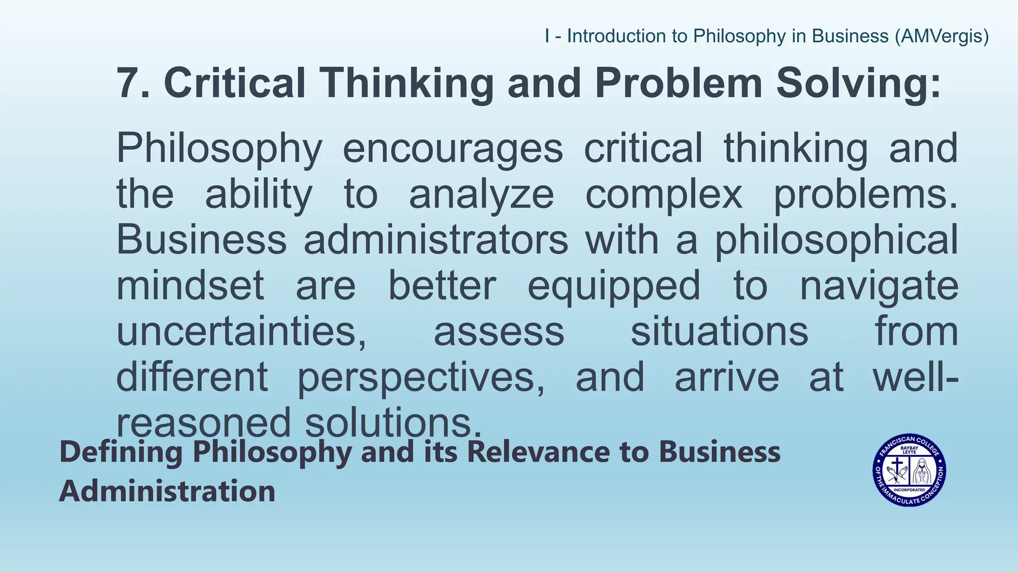 I. INTRODUCTION TO PHILOSOPHY IN BUSINESS.pptx