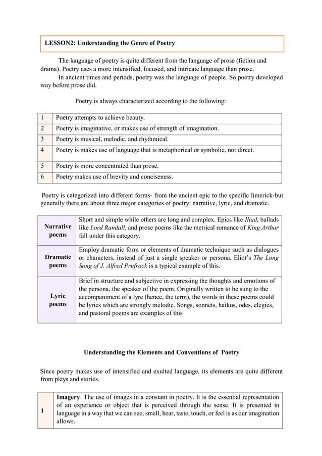 I. Introduction to Literary Genres.pdfxx | PDF