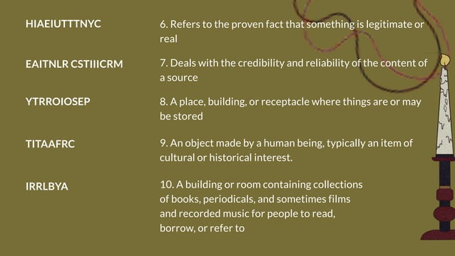 I.C. External and Internal Criticism; Repositories of Primary Sources ...