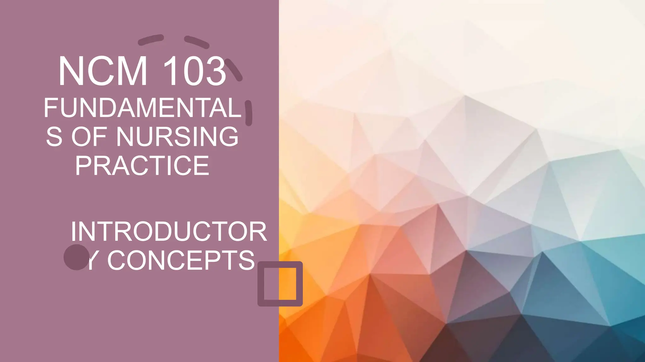 INTRODUCTORY CONCEPTS of fundamentals of nursing | PPTX