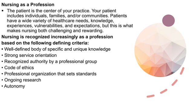 INTRODUCTORY CONCEPTS of fundamentals of nursing | PPTX | Wellness ...