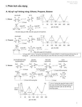 I. Phân tích cấu dạng. Được dịch từ Modern Organic Synthesis Lecture ...