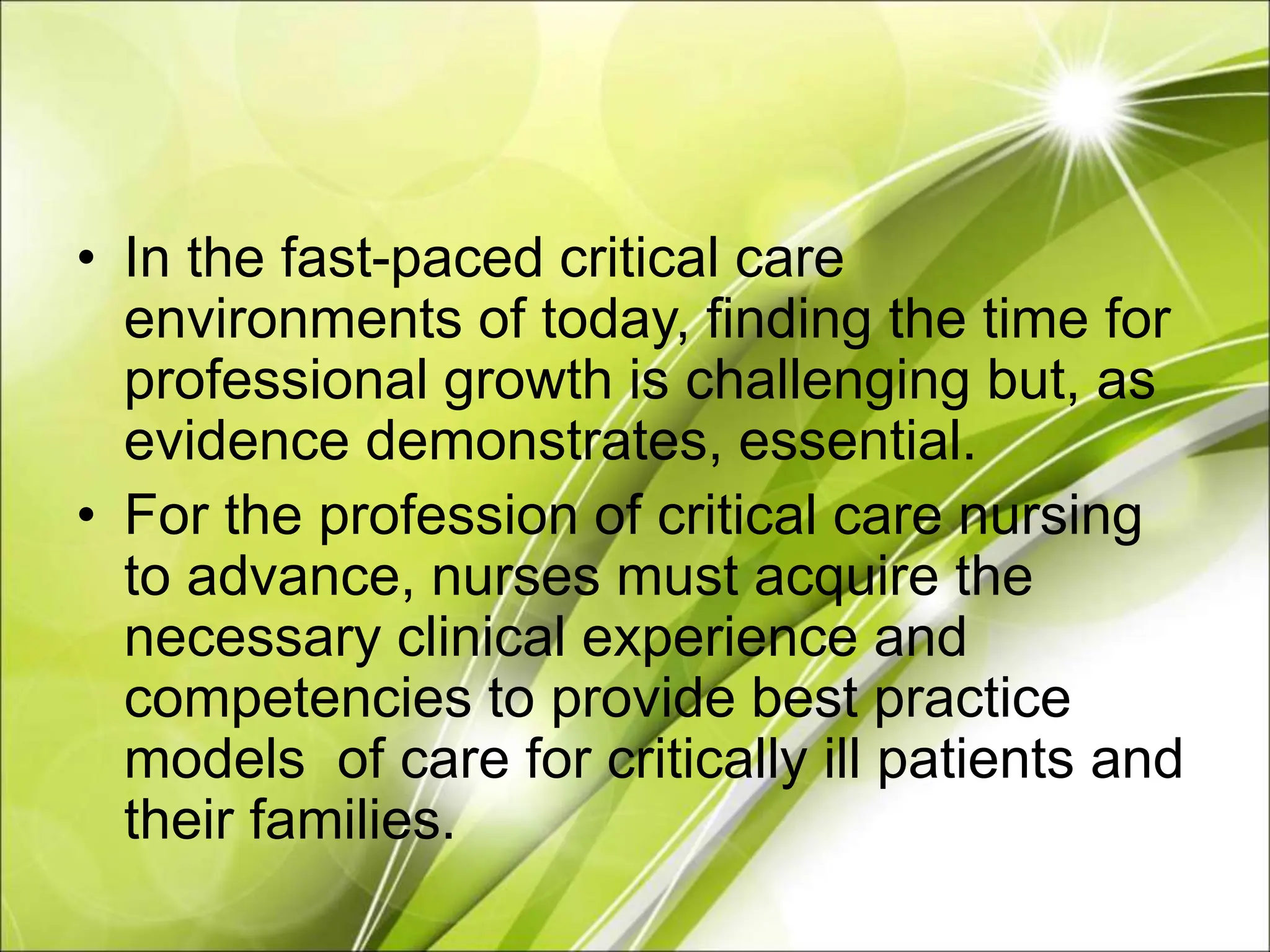 I. Building a Professional Practice Model for Excellence nursing.ppt