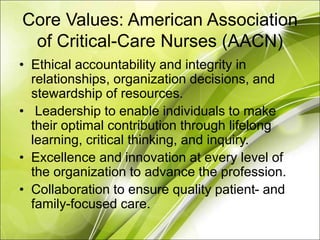 I. Building a Professional Practice Model for Excellence nursing.ppt