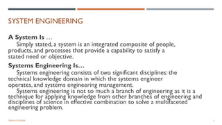 I. Systems definition and concepts. The Introduction. ppt | PPT