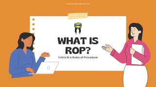 I.I.M.U.N. Rules of Procedure for the students | PDF