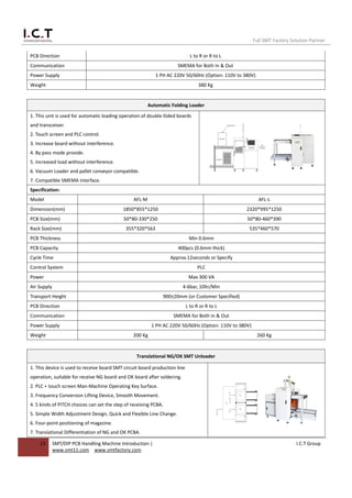 PCB Handling Equipment smt pcb magazine loader pcb board conveyor ...