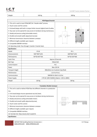 PCB Handling Equipment smt pcb magazine loader pcb board conveyor ...