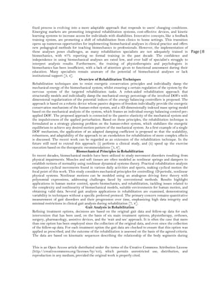 Biomechanical Analysis of Rehabilitation Techniques (www.kiu.ac.ug) | PDF