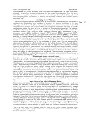 Managing Ethical Dilemmas in School Administration (www.kiu.ac.ug) | PDF