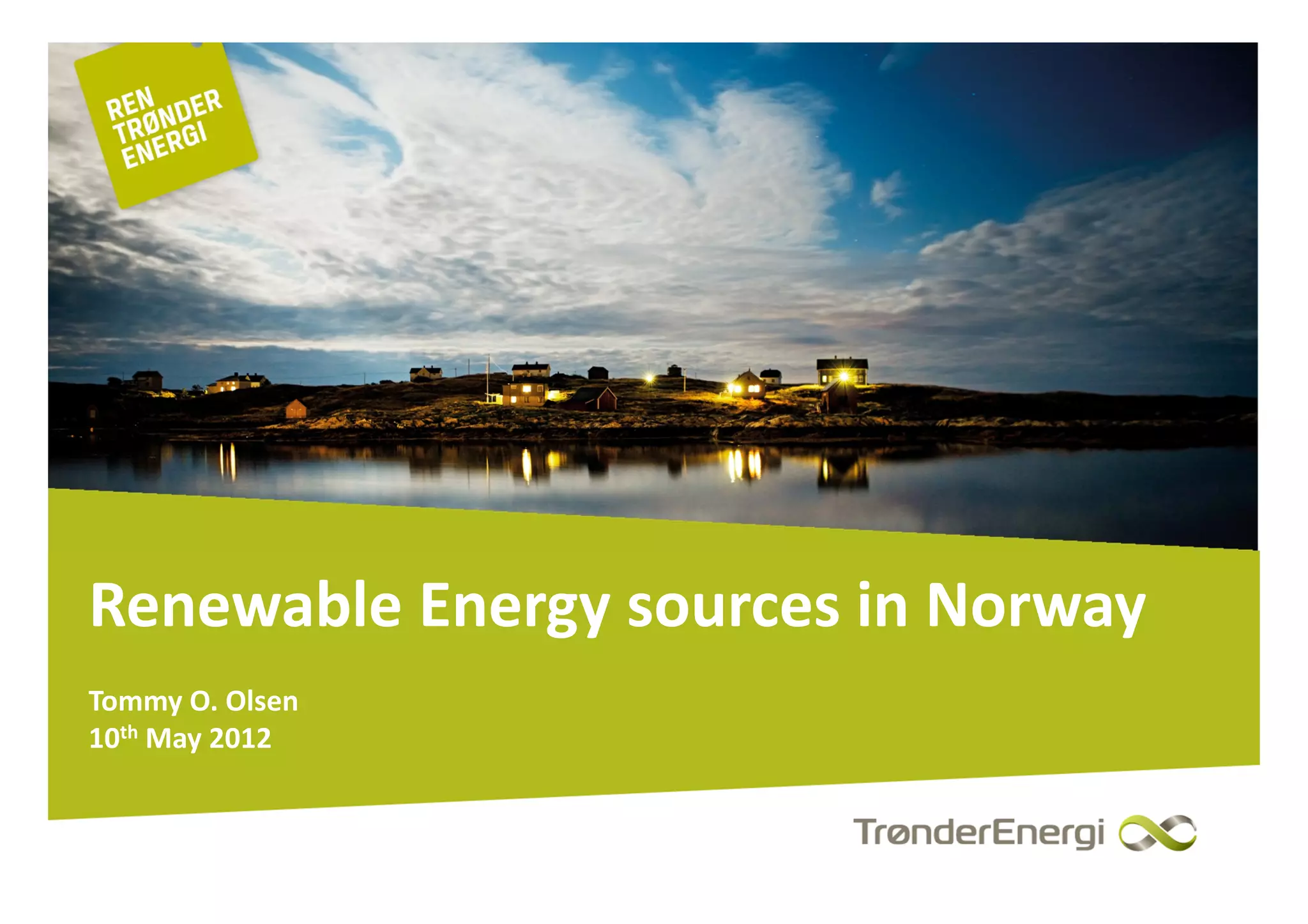 I 6 diversification of res in norway, tommy olsen, tronderenergi | PDF