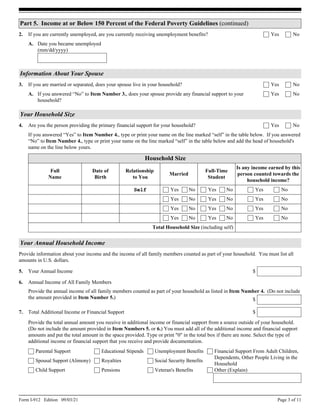 i-912.pdf | Government Support and Welfare | Financial Assistance