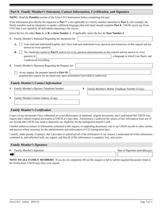 i-912.pdf | Government Support and Welfare | Financial Assistance