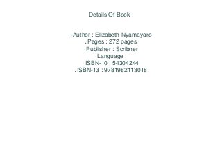 Downloads (PDF) I Am a Girl from Africa