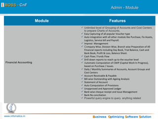 I boss ERP for CFA, Logistics Companies | PPT