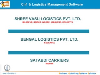 I boss ERP for CFA, Logistics Companies | PPT
