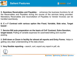 I boss ERP for CFA, Logistics Companies | PPT