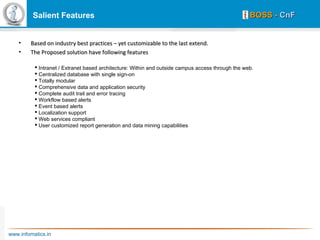 I boss ERP for CFA, Logistics Companies | PPT