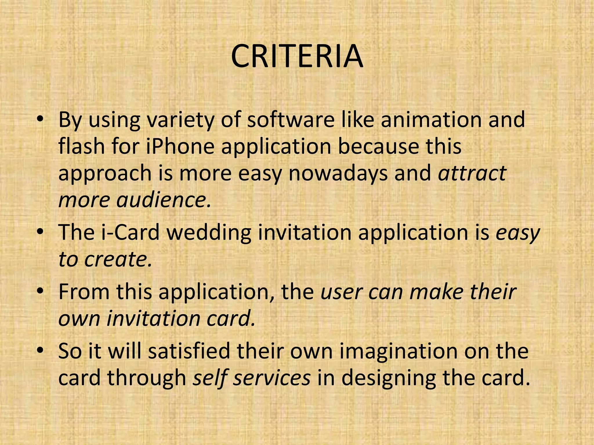 i-card wedding invitation-multimedia project | PPTX