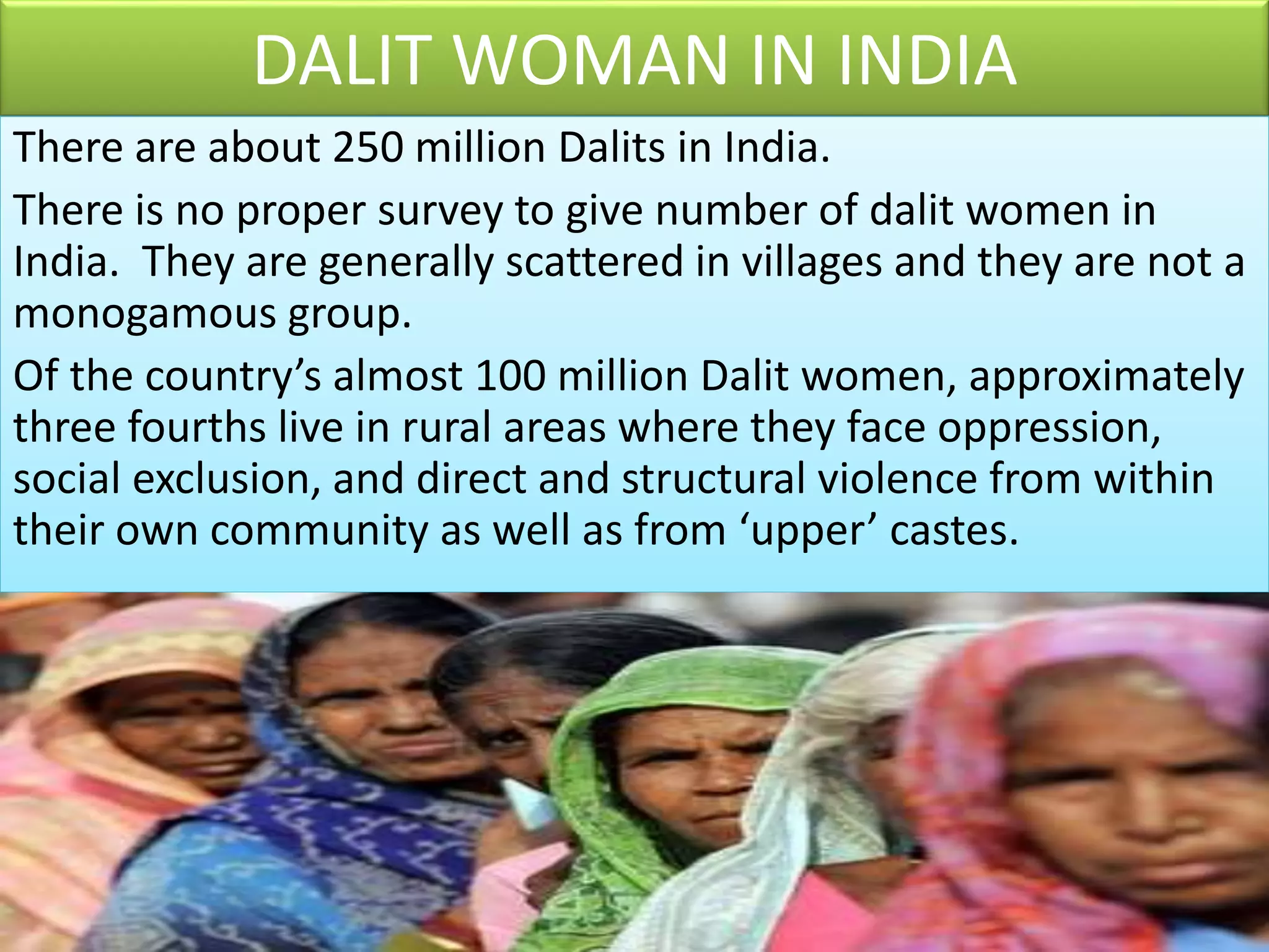 The Impact of Globalization in the lives of Dalit Women in India | PPT