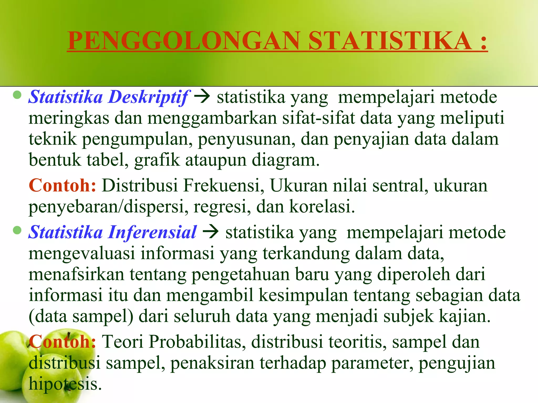 I. data & pengukuran | PPT