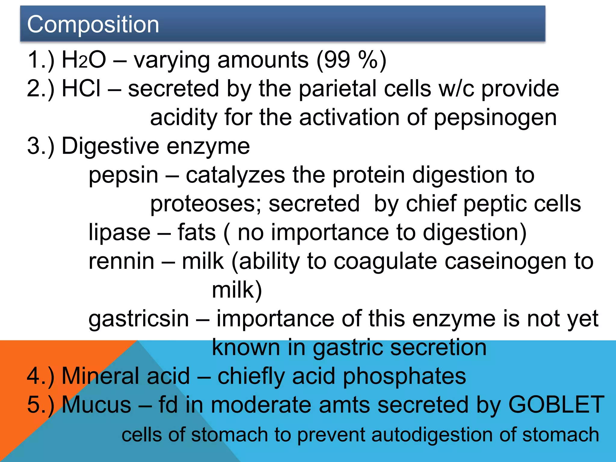 gastric fluid analysis | PPTX | Digestive Disorders | Diseases and ...
