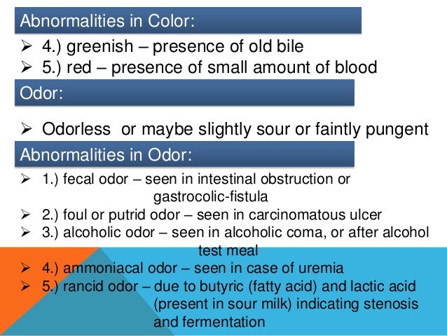 gastric fluid analysis