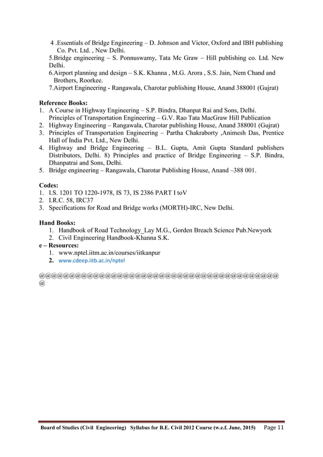 BE Civil Engineering SPPU Syllabus be-civil-engineering-sppu-syllabus