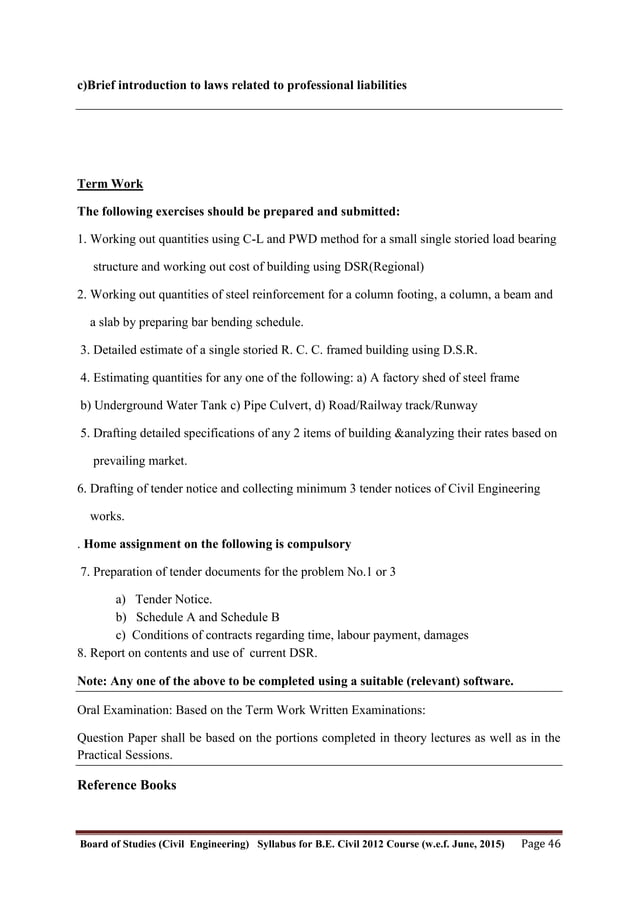BE Civil Engineering SPPU Syllabus be-civil-engineering-sppu-syllabus