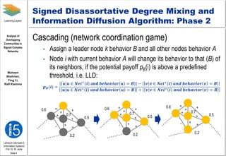 Analysis of Overlapping Communities in Signed Complex Networks | PPTX