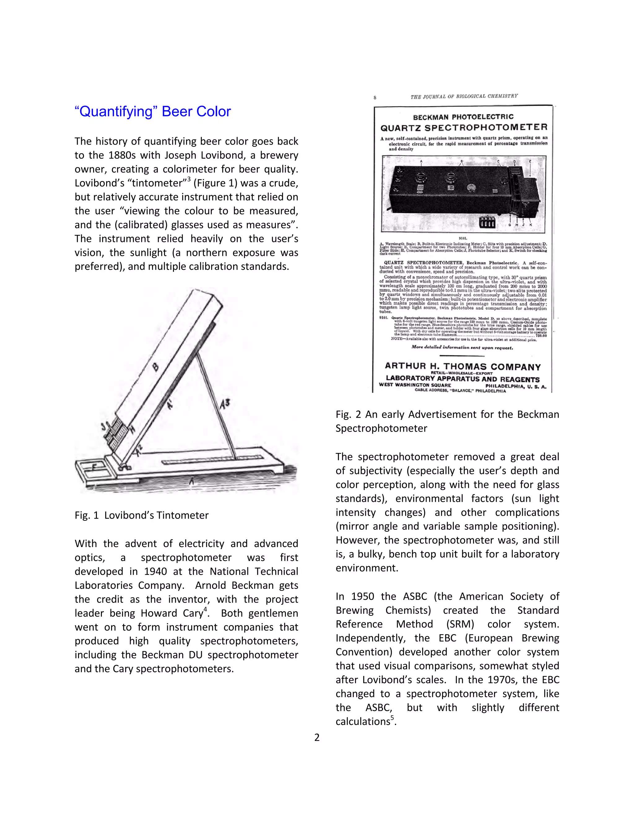The Color and Turbidity of Beer | PDF