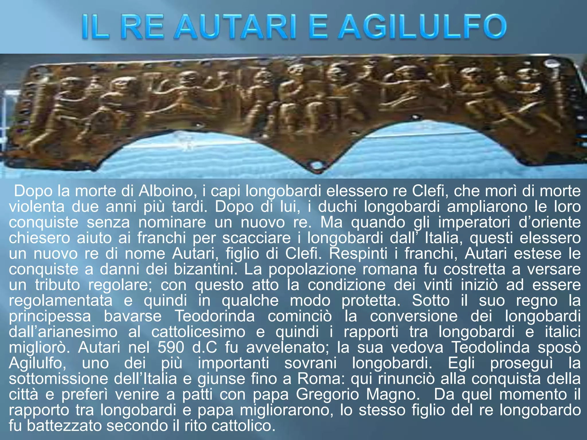 I longobardi-ascesa-del-papato | PPTX