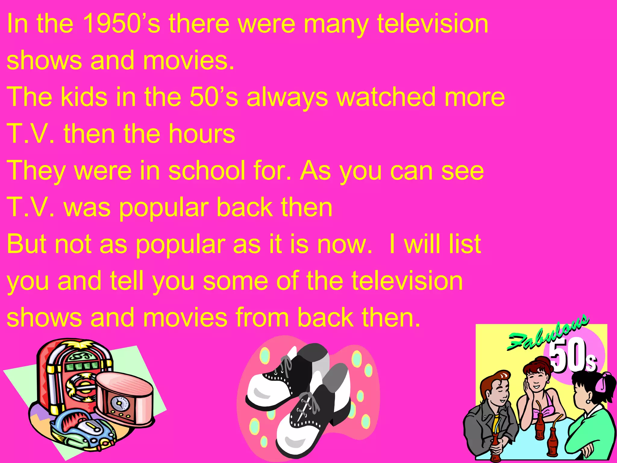1950's Television | PPT