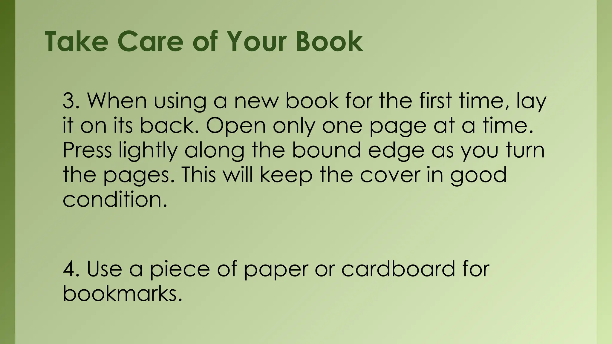 I-love-my-Book-Dos-and-Donts Taking care of books | PPTX