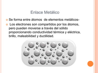 formación de los enlaces químicos para primero medio | PPT