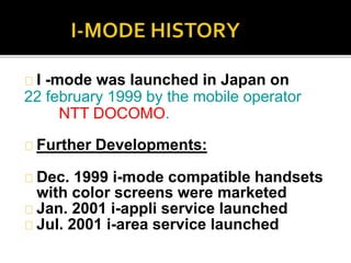 i-mode ppt and syncml | PPT