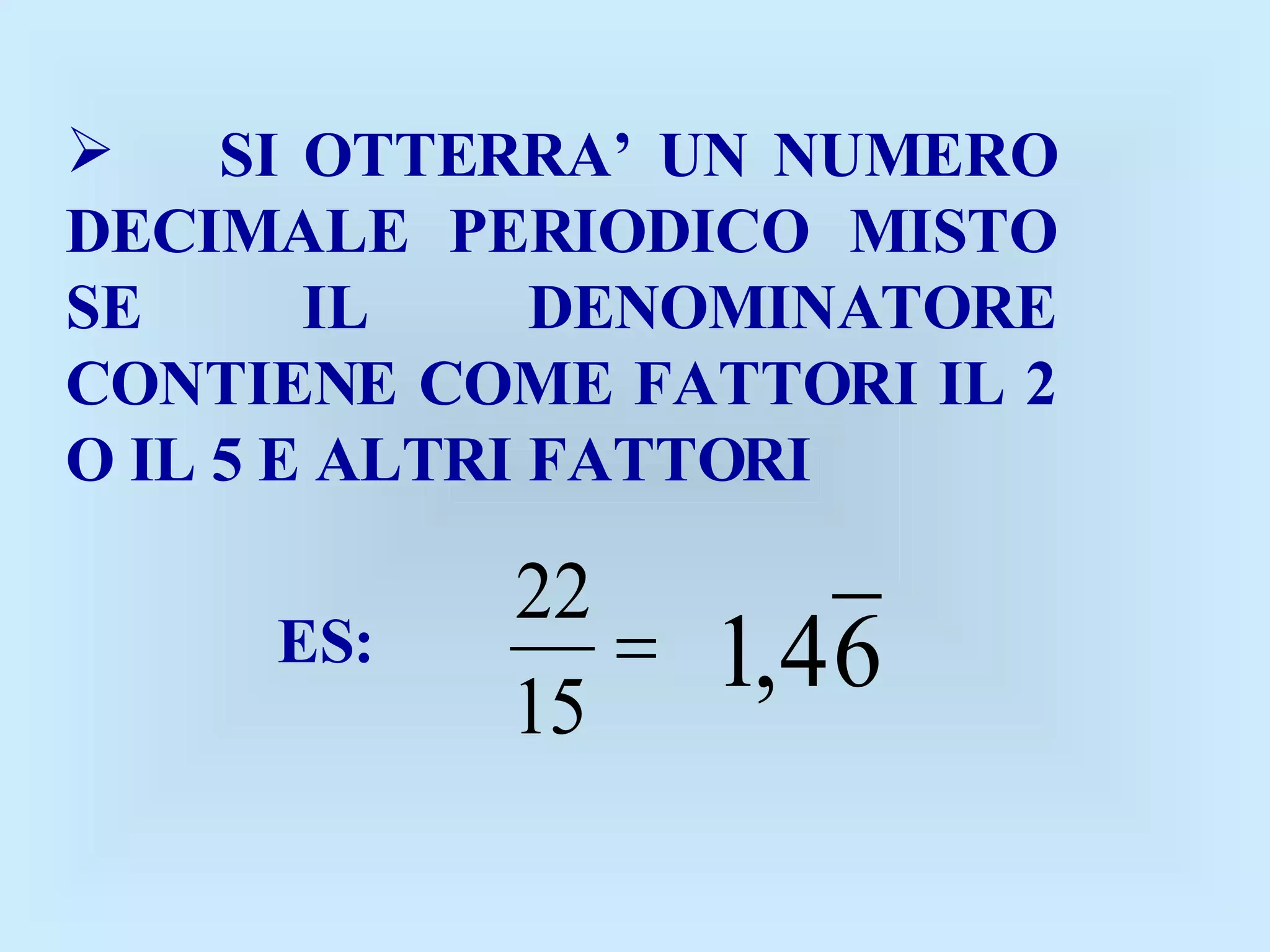I Numeri Razionali Assoluti E I Numeri Periodici | PPT